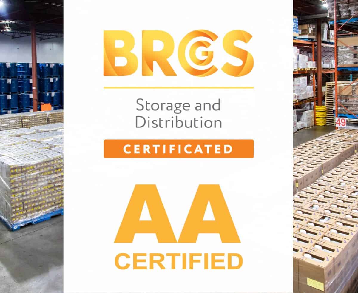 MTE Logistix Achieves AA Grade in BRCGS Certification
