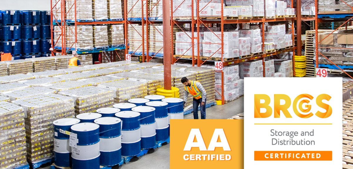 MTE Logistix Achieves AA Grade in BRCGS Certification